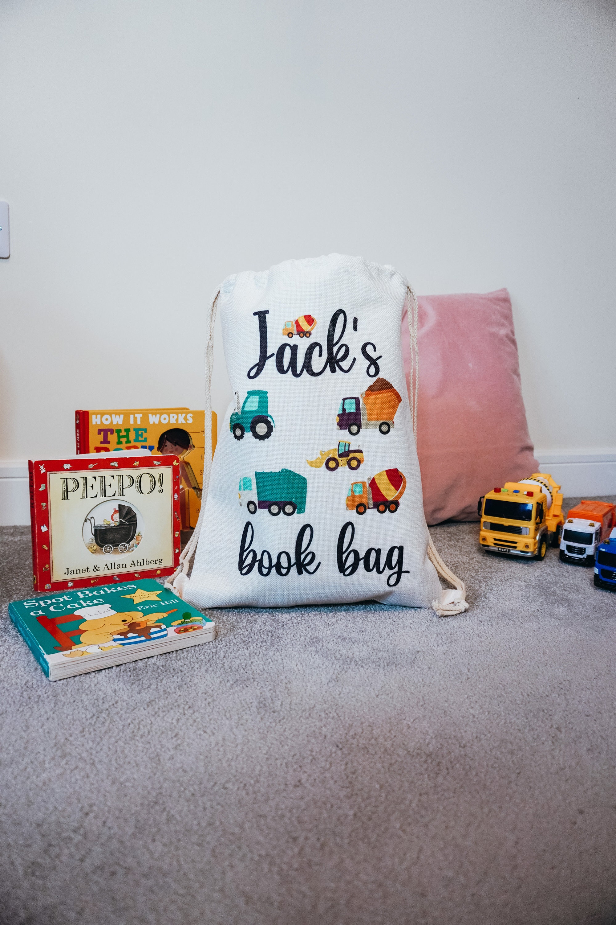 Personalised Book Bags for Children, Personalised for Teachers ...