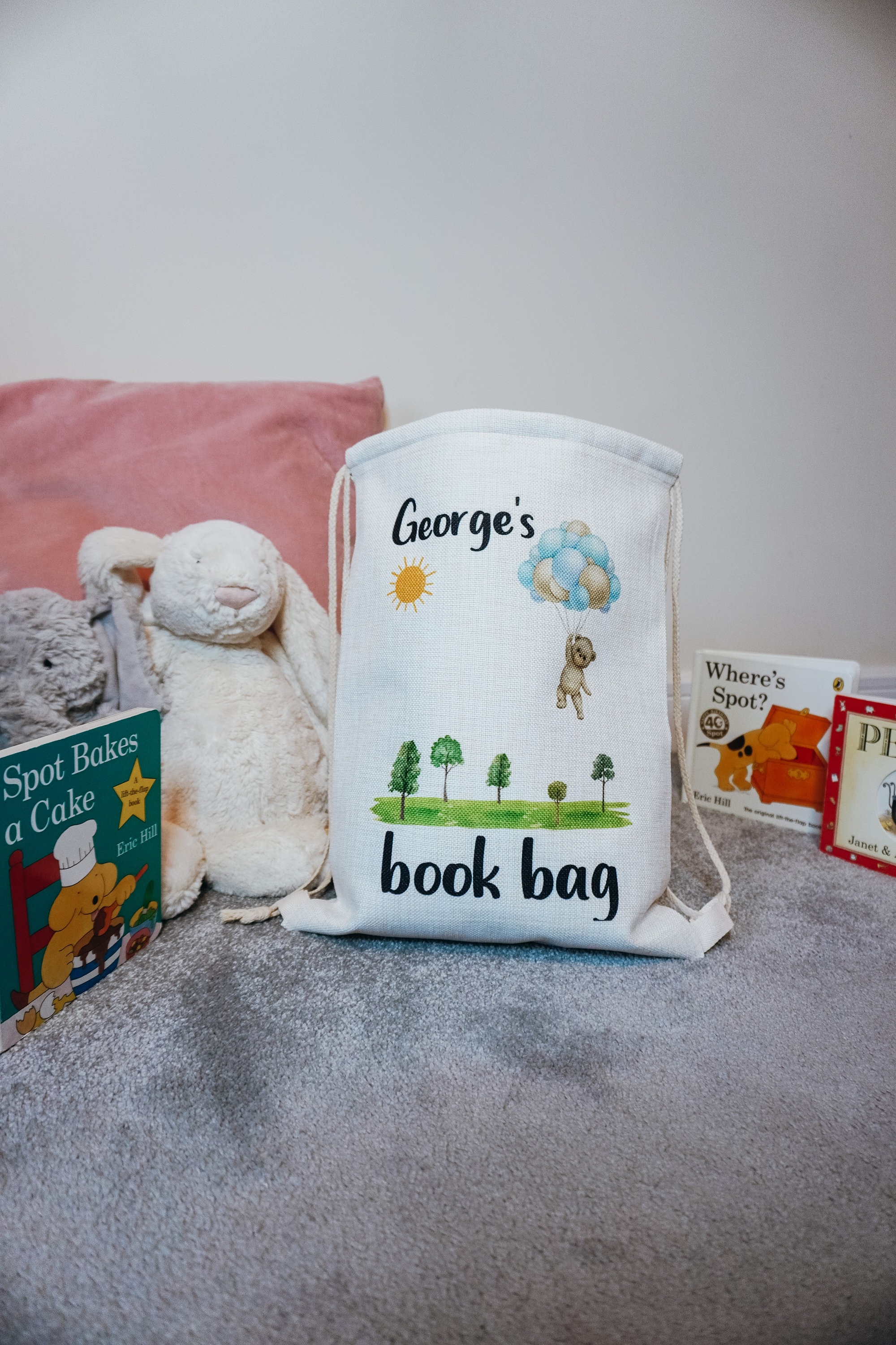 Personalised Book Bags for Children, Personalised for Teachers ...