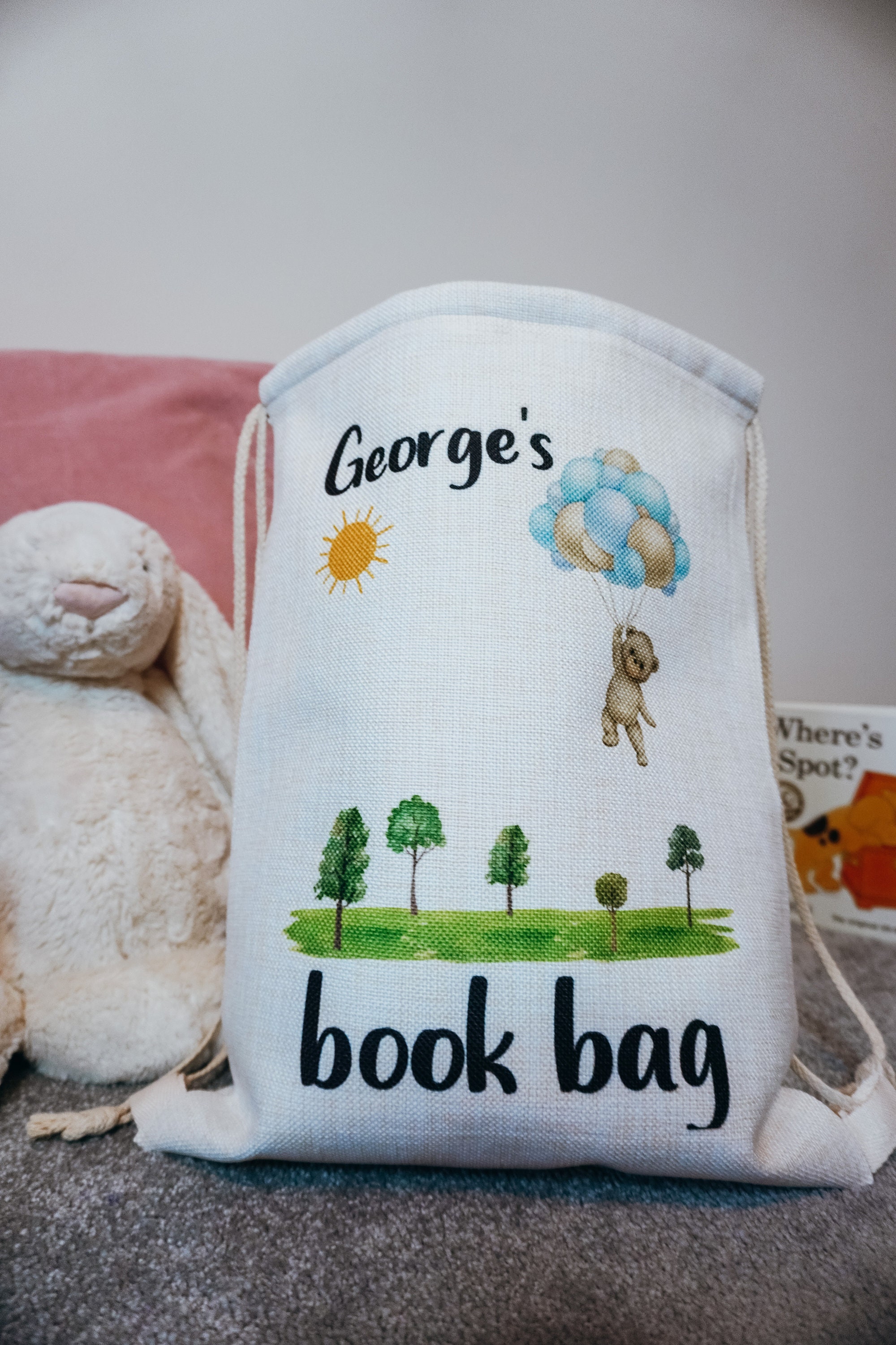 Personalised Book Bags for Children, Personalised for Teachers ...