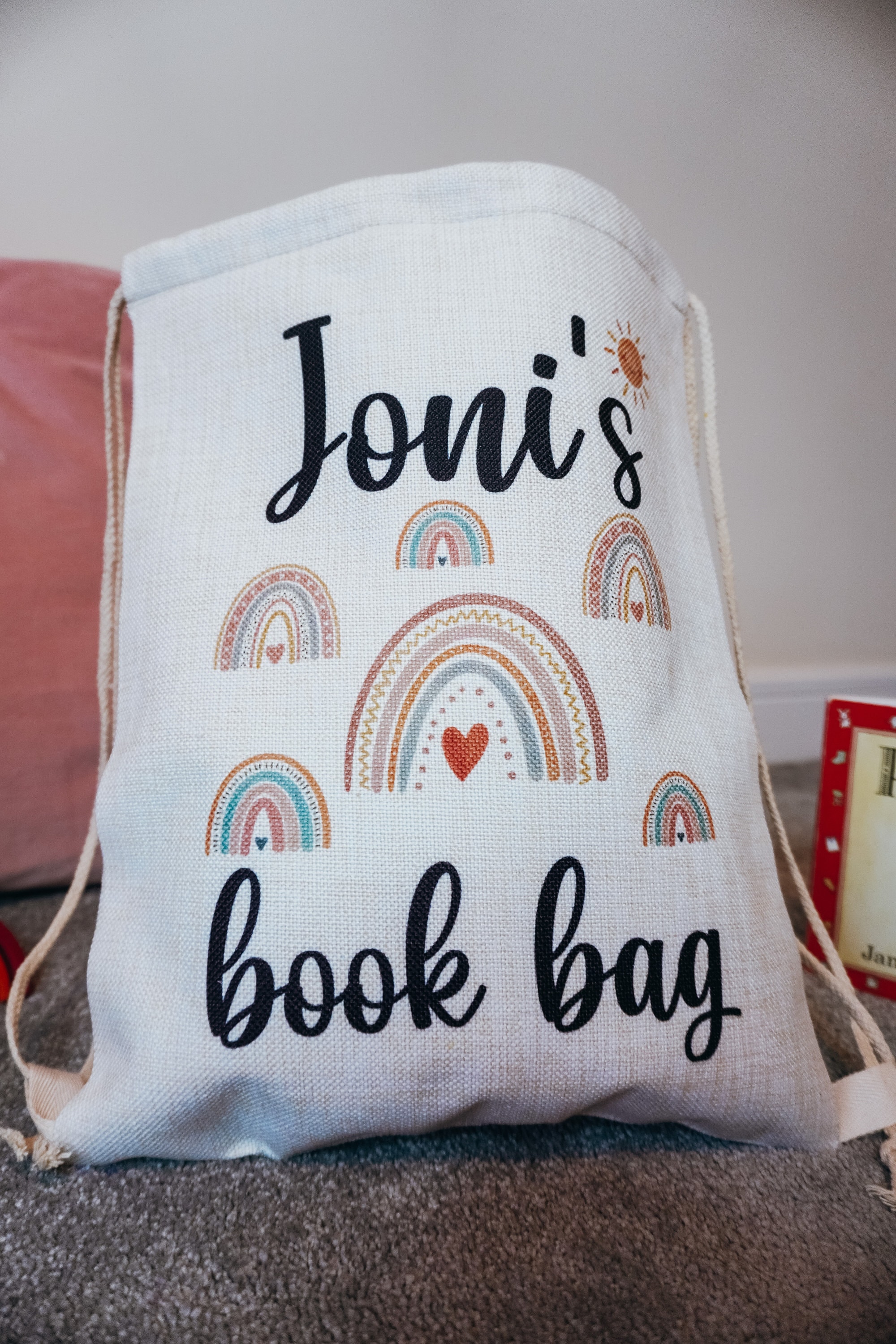 Personalised Book Bags for Children, Personalised for Teachers ...