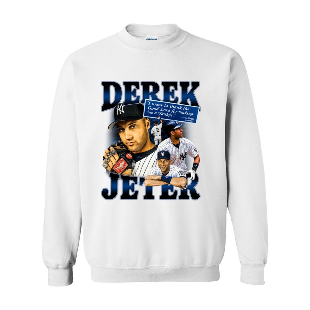 Derek Jeter Vintage Crewneck Sweatshirt - Etsy