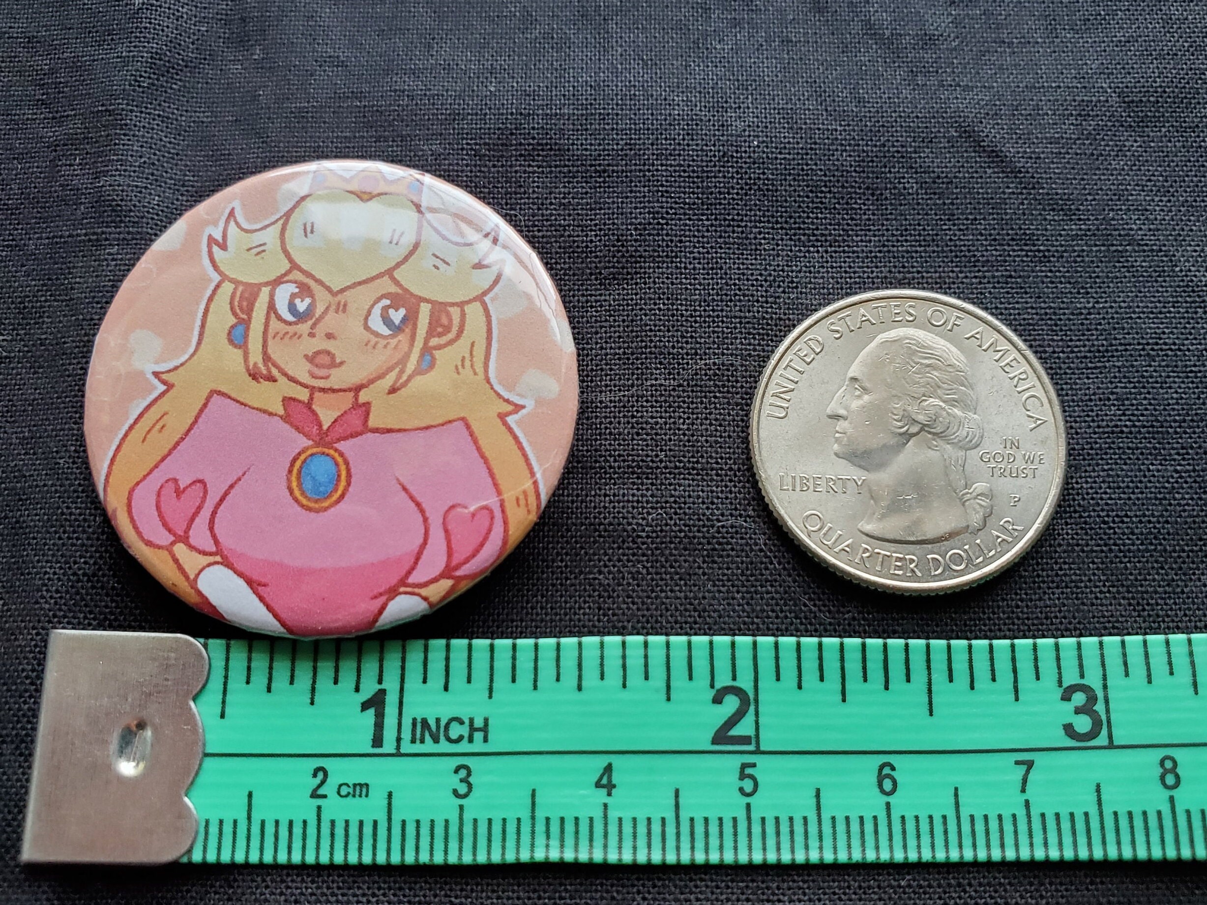 Mario Princess Buttons - Etsy