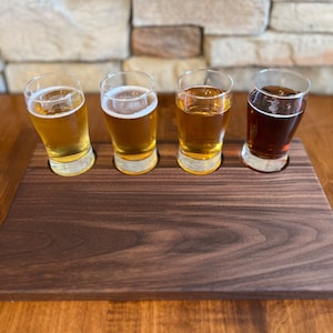 Beer Gift for the Beer Expert is a Beer Tasting Flight Board for Home ...