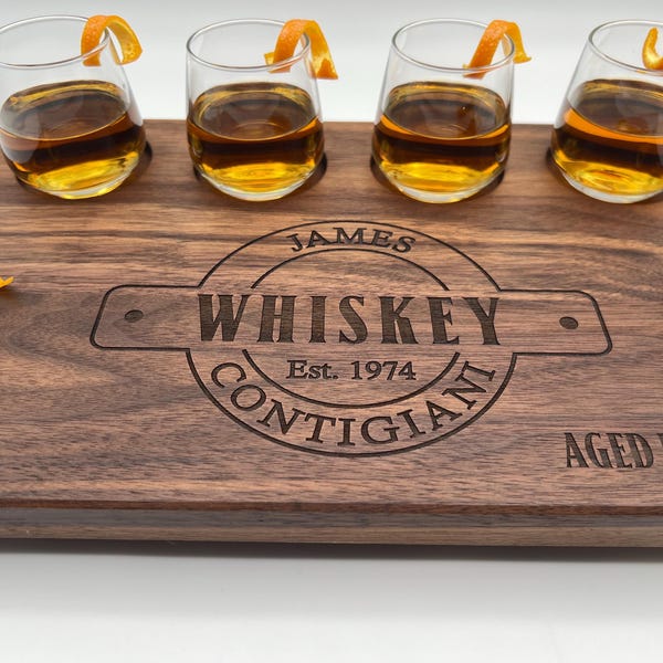 Whiskey Tray - Etsy