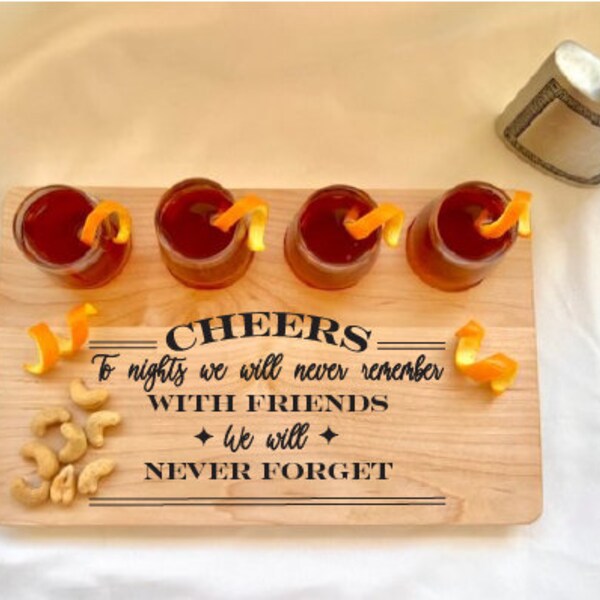 Tequila Shot Glass Board - Etsy