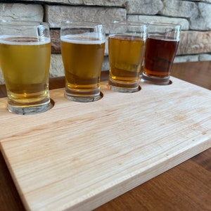 Beer Gift for the Beer Expert is a Beer Tasting Flight Board for Home ...
