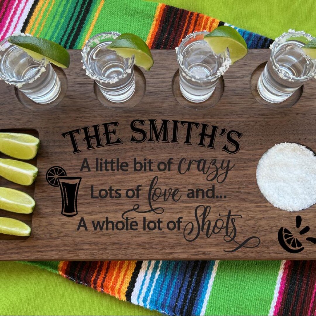 Personalized Tequila Board Flight Tasting for Tequila Enthusiast ...