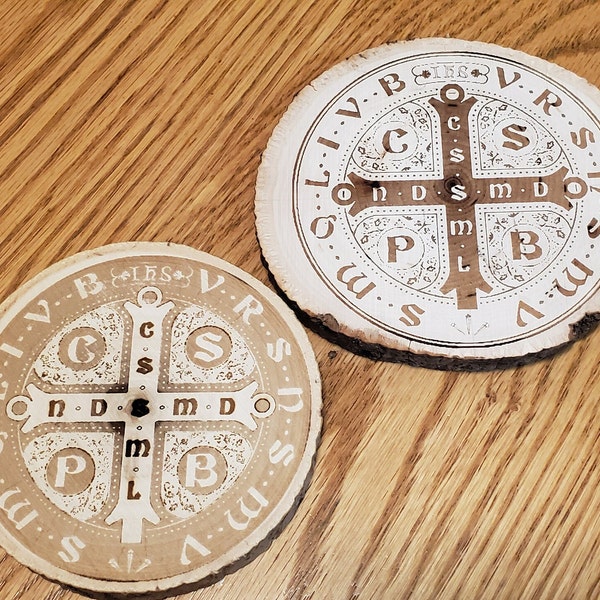 St. Benedict Wall Medal - Etsy