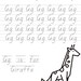 26 Printable A to Z Trace and Color the Alphabet Animal Phonics ...