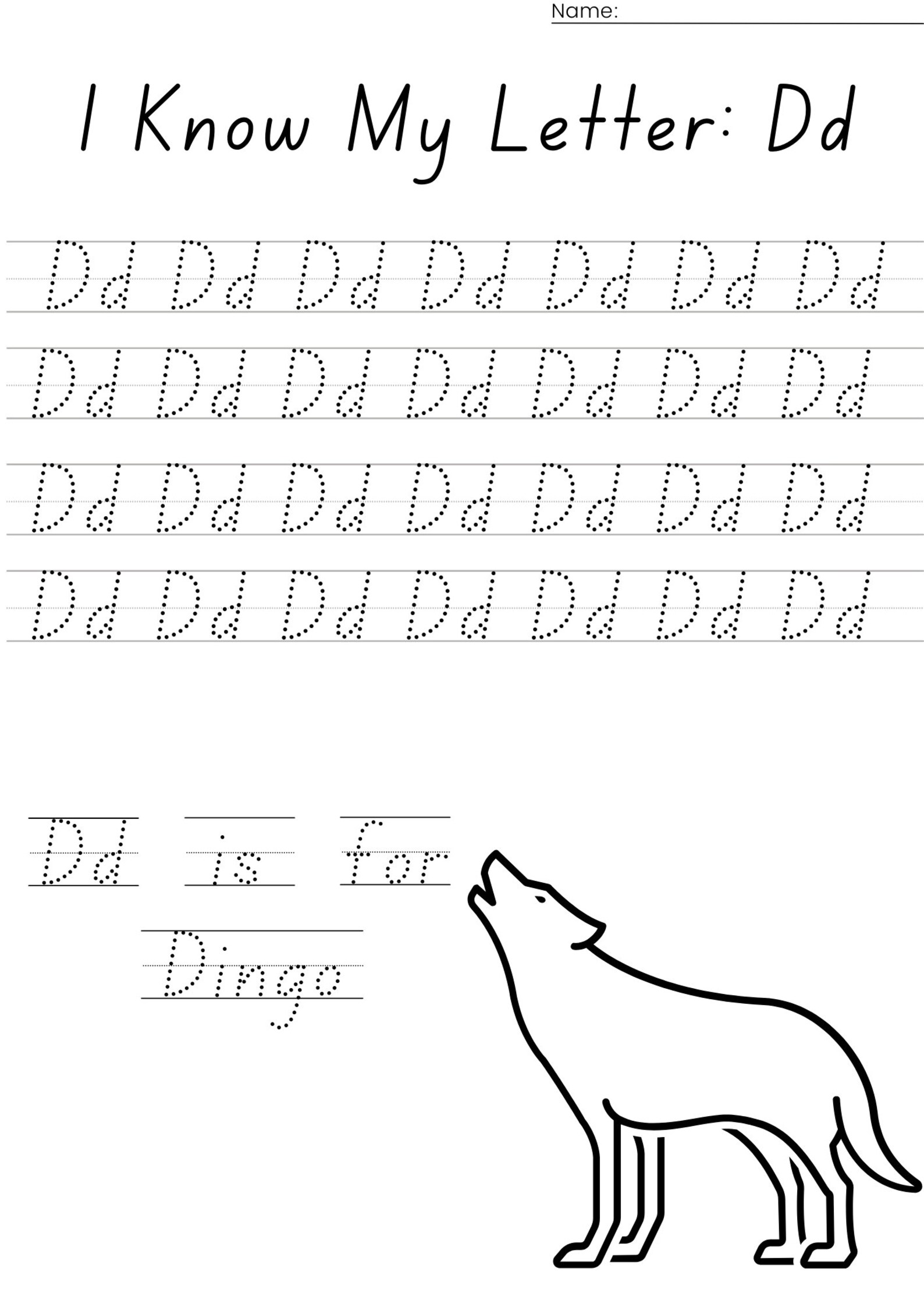 26 Printable A to Z Trace and Color the Alphabet Animal Phonics ...