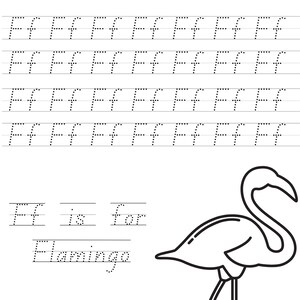 26 Printable A to Z Trace and Color the Alphabet Animal Phonics ...