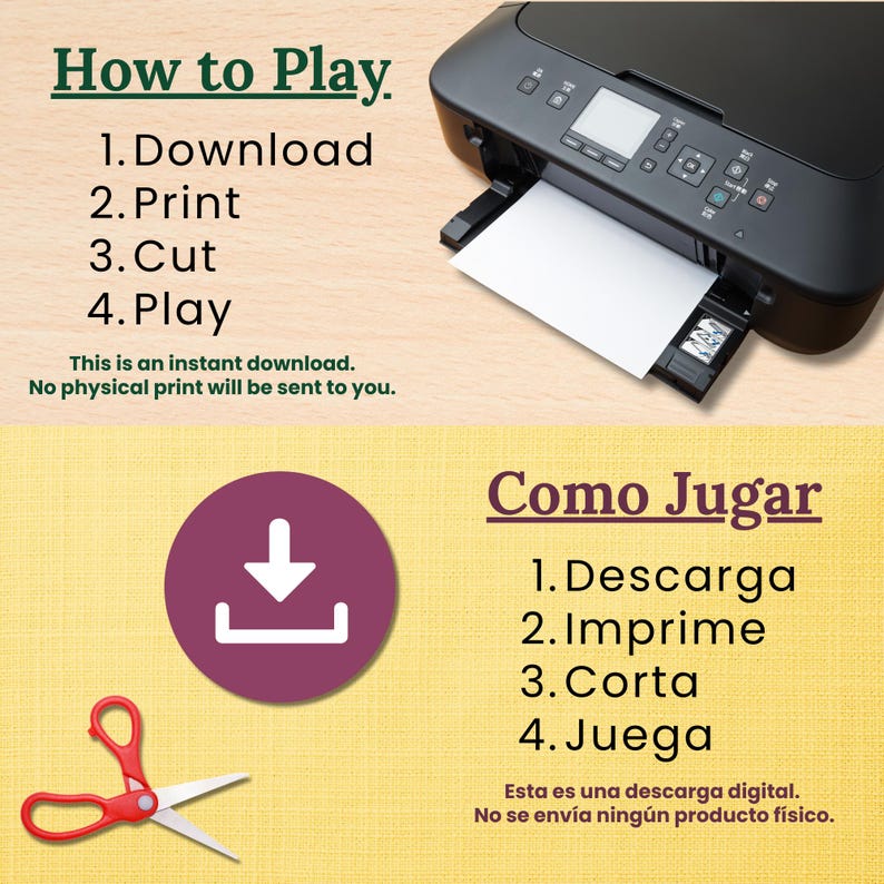 Lotería De Pascua 15 - Juego De Bingo En Español - Actividad Divertida ...