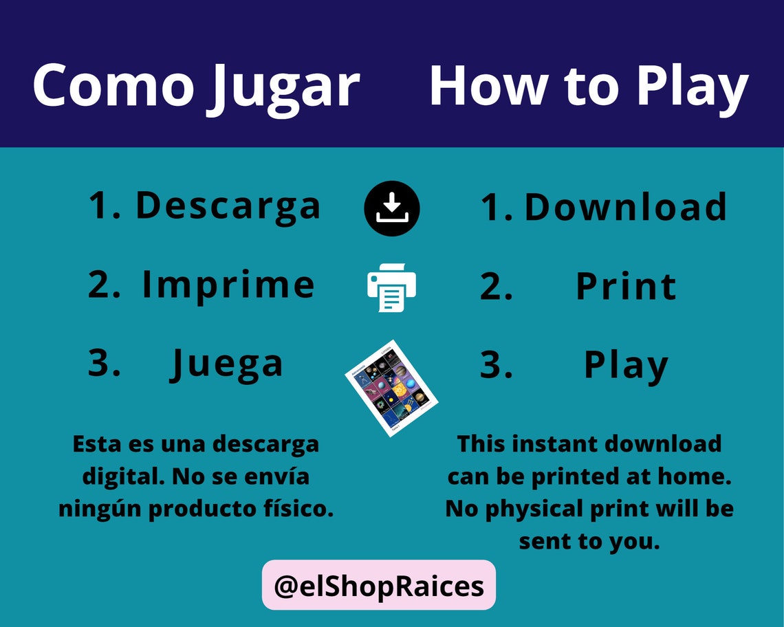 Astronomia Loteria En Español - 55 Tablas - Astronomy Bingo in Spanish ...