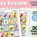 Helado Lotería En Español 30 Tablas Ice Cream Bingo in Spanish With 30 ...