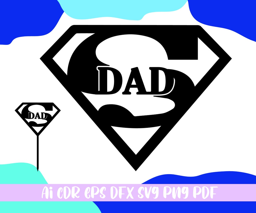 Happy Father's Day Cake Topper SVG ,father's Cake Topper Svg,cake ...