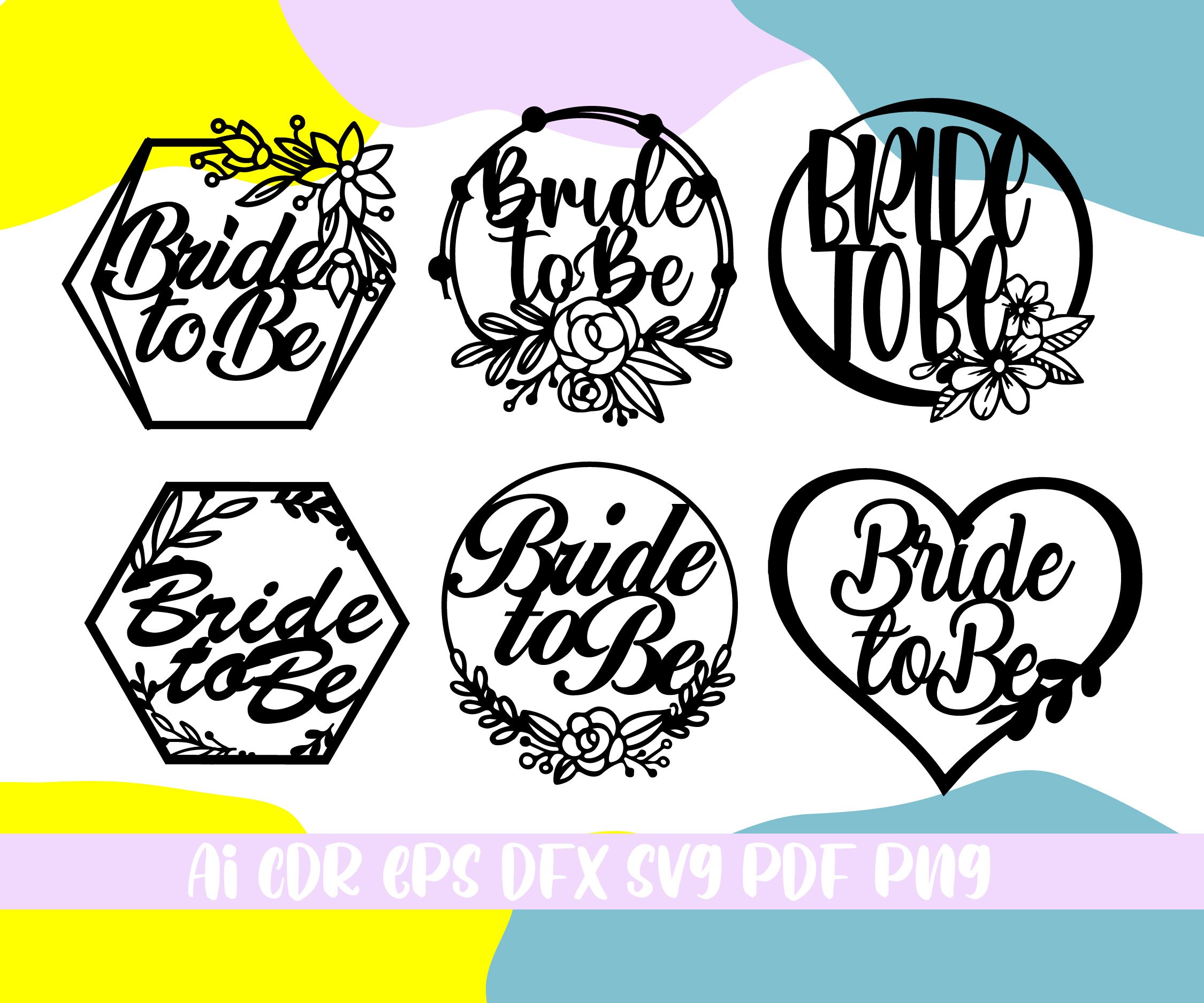 Bride to Be Cake Topper Svgbride to Be Silhouettebride to Be - Etsy