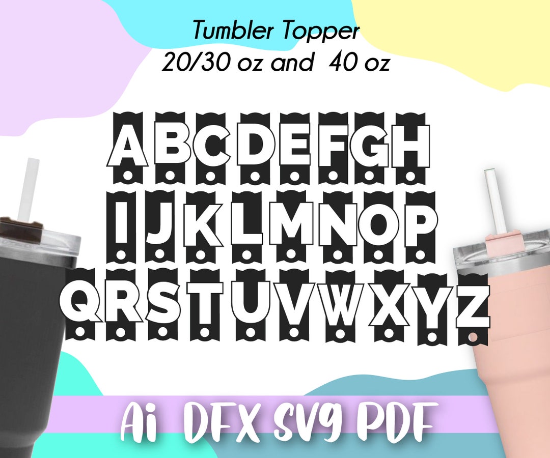 Stanley Topper SVG Bundle, Laser Ready ,H2.0 Topper,tumbler Topper File ...