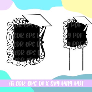 Graduation Cake Topper Svg,personalized Cake Topper SVG,DIY Graduation ...