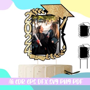 Graduation Cake Topper Svg,personalized Cake Topper SVG,DIY Graduation ...