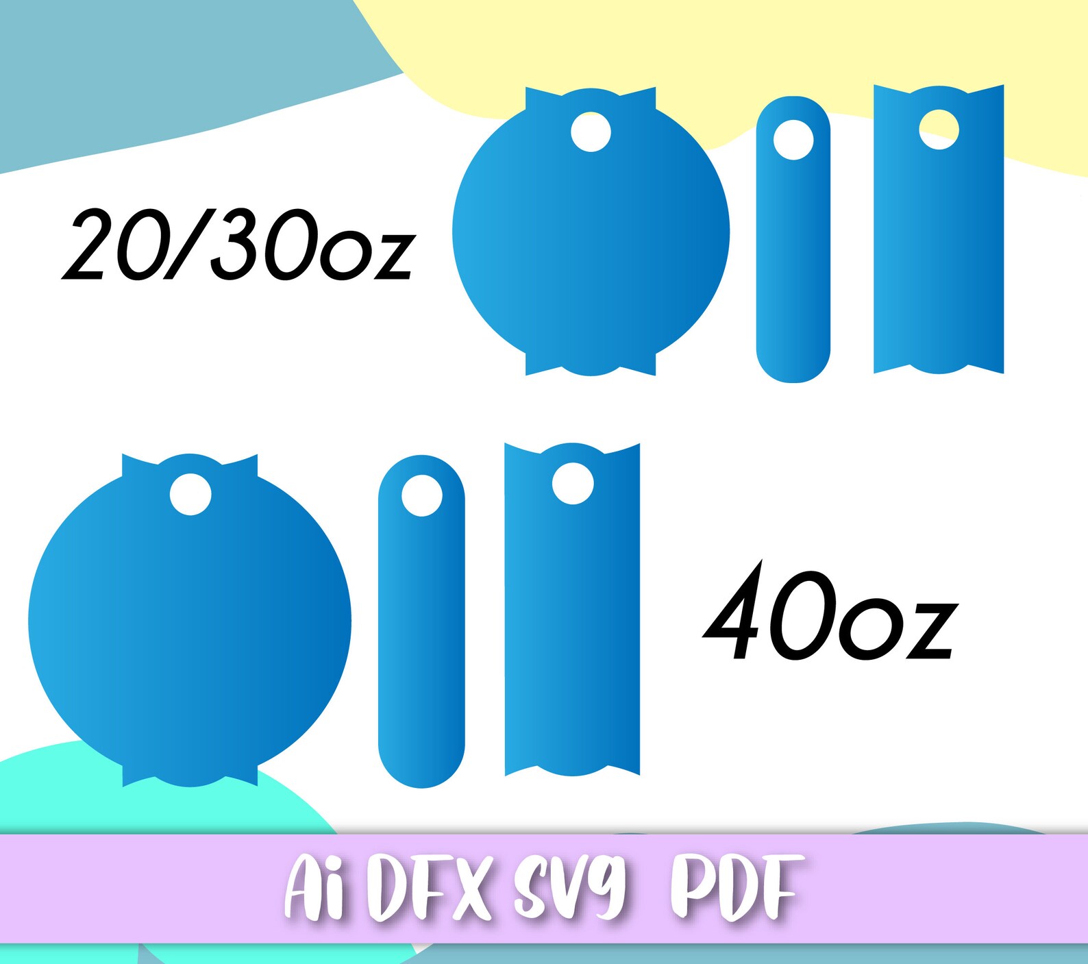 Stanley Topper SVG Bundle, Laser Ready ,H2.0 Topper,tumbler Topper File ...