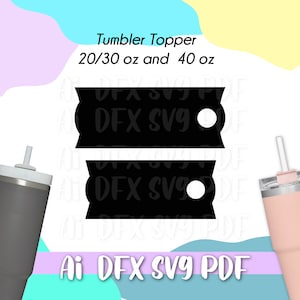 Stanley Topper SVG Bundle, Laser Ready ,H2.0 Topper,tumbler Topper File ...