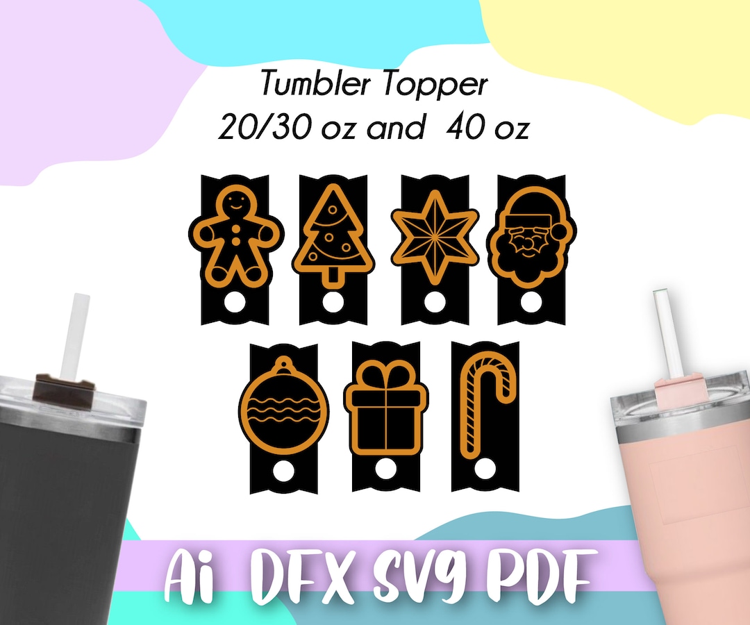 Stanley Topper SVG Bundle, Laser Ready ,H2.0 Topper,christmas Stanley ...