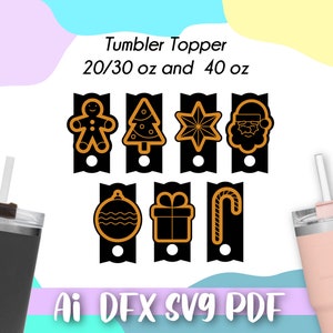 Stanley Topper SVG Bundle, Laser Ready ,H2.0 Topper,christmas Stanley ...