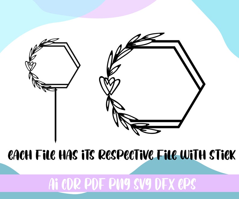 Circle Frame Svg Bundle Cake Topper Svg Files for Cricut - Etsy UK