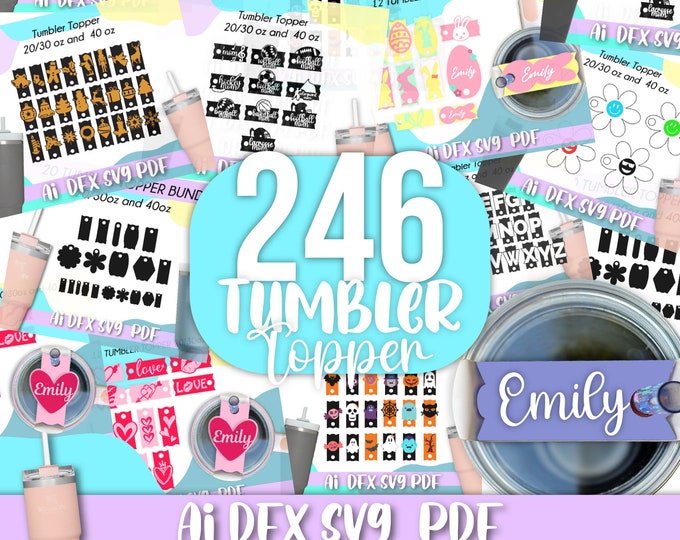 Stanley Topper SVG Bundle, Laser Ready ,H2.0 Topper,tumbler Topper File ...
