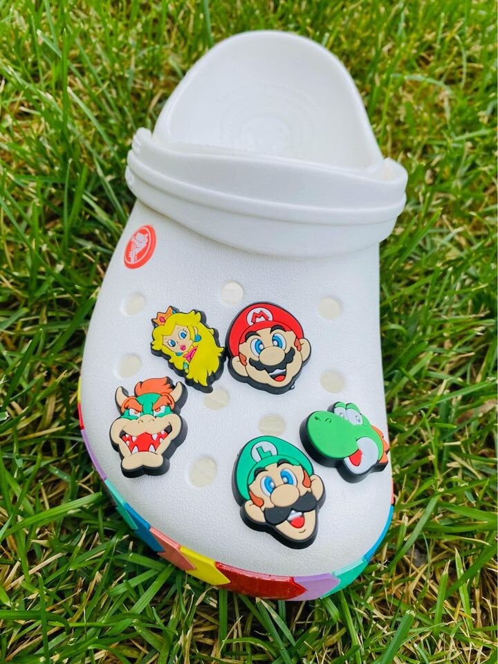 1# Mario and Luigi Croc Charms - Etsy