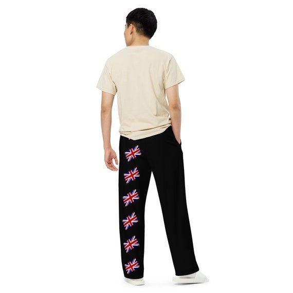 Unisex Union Jack Flag Pants, Great Britain Pants, Unisex Clothing ...