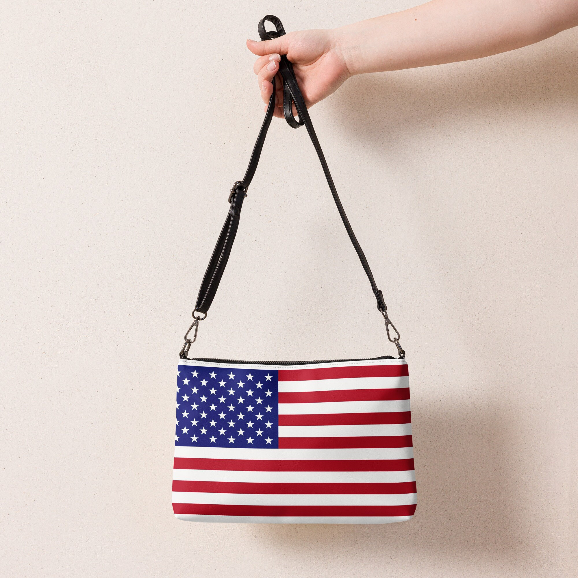 USA Flag Crossbody Bag, Same Design Both Sides, Gifts for Her, Paris ...