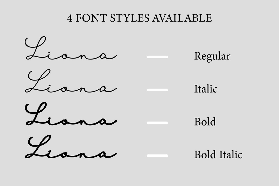 Liona Modern Handwriting Script, Calligraphy Font, Handwritng Cricut ...