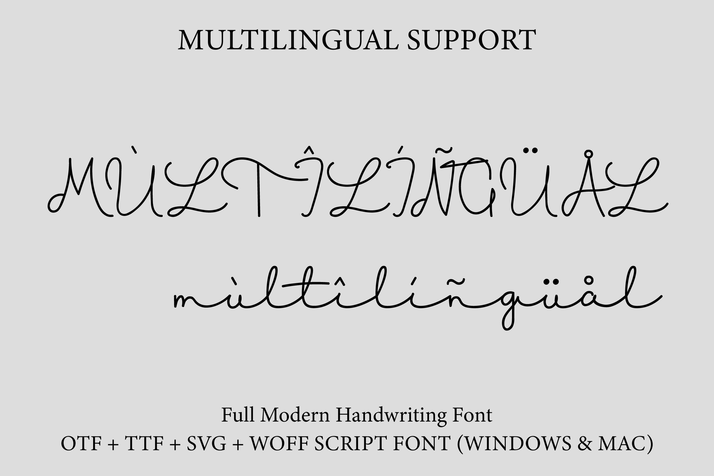 Liona - Modern Handwriting Script, Calligraphy Font, Handwritng Cricut ...