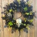 Gothic Raven & Spiders Halloween Wreath Halloween Wreath Front Door ...