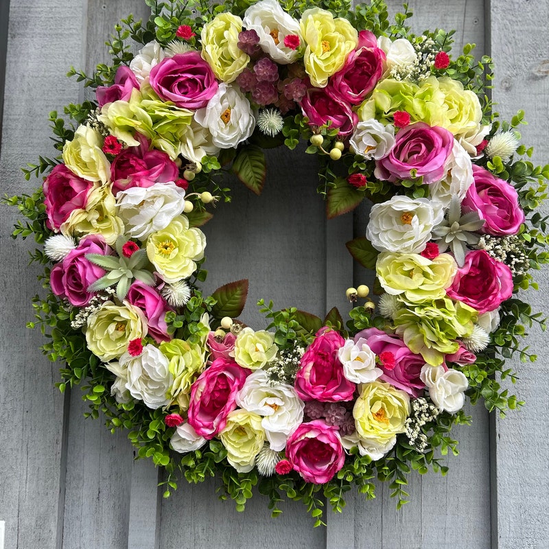 Large Spring Wreath - Etsy