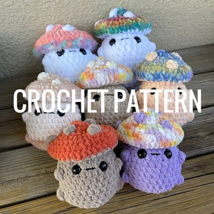 Marti Mushie Crochet Pattern, Mushroom, Mushroom Crochet, Beginner ...