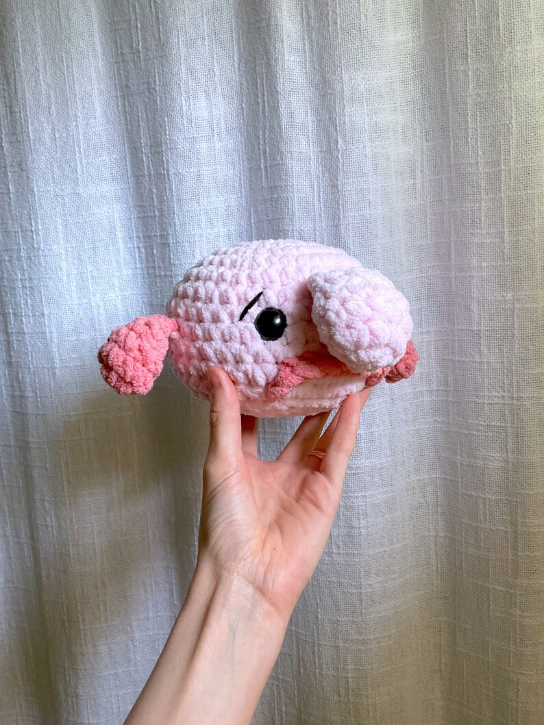 No Sew Blobfish Crochet Pattern - Etsy UK