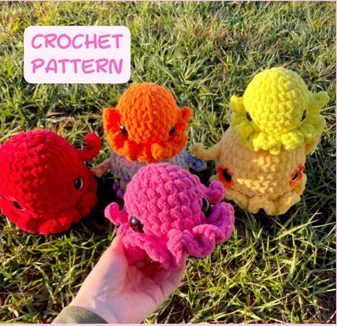 Dumbo Octo Crochet Pattern, No Sew Crochet Pattern, Easter Crochet ...