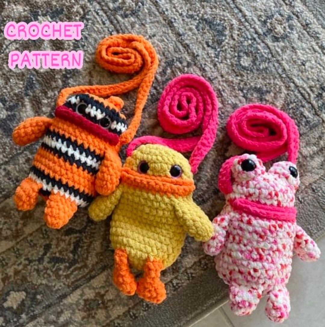 Purse Pals Crochet Pattern, Amigurumi Instructions, Easy Crochet ...
