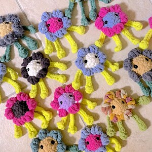 Blooming Olivia Pattern Pack, Crochet Flower Pattern, Easy Crochet ...