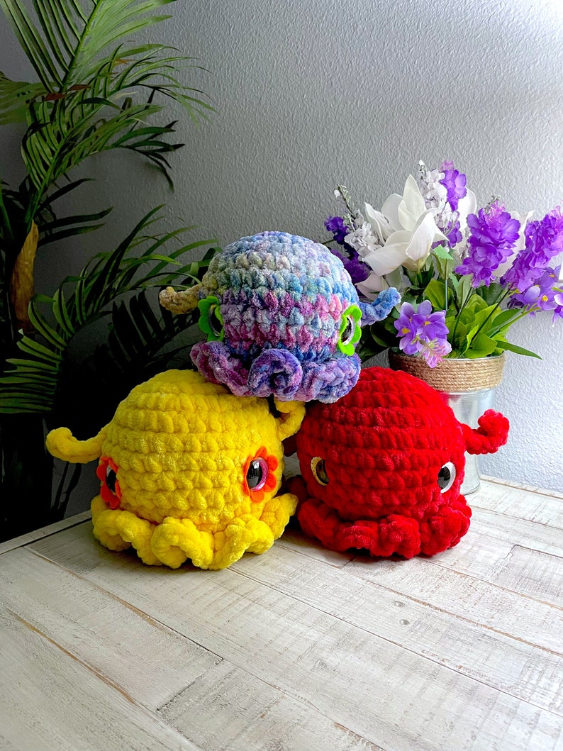 Dumbo Octo Crochet Pattern, No Sew Crochet Pattern, Easter Crochet ...