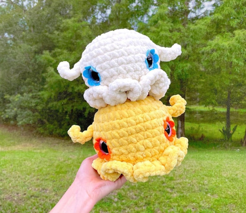 Dumbo Octo Crochet Pattern, No Sew Crochet Pattern, Easter Crochet ...