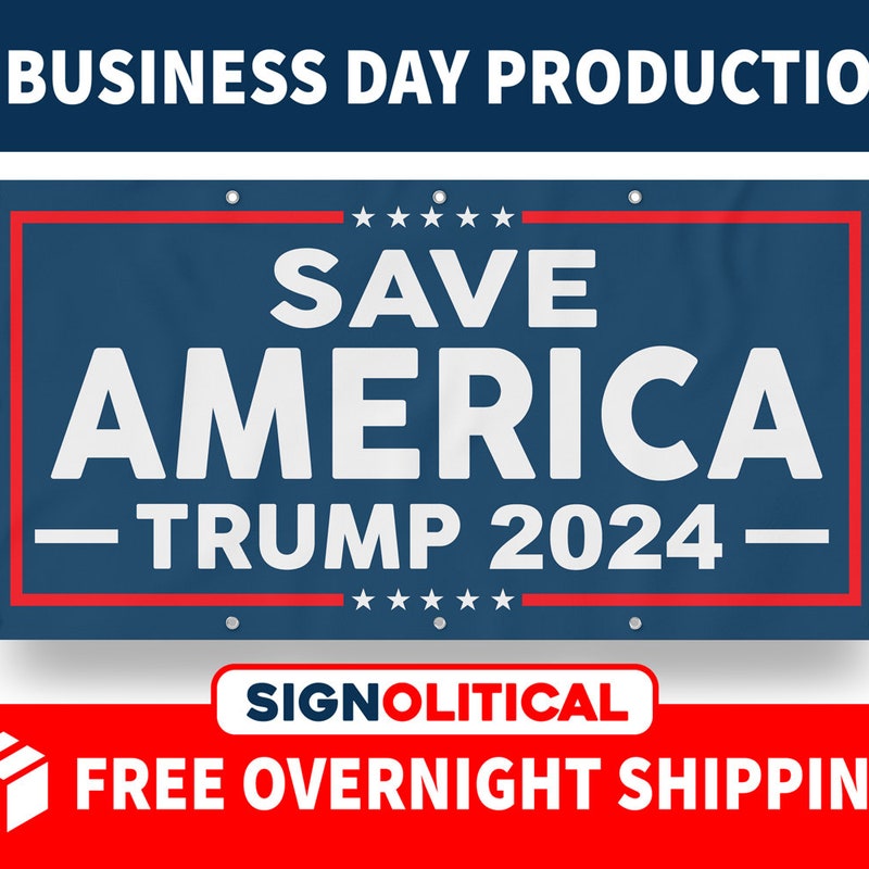 Trump 2024 Vinyl Banners - Etsy