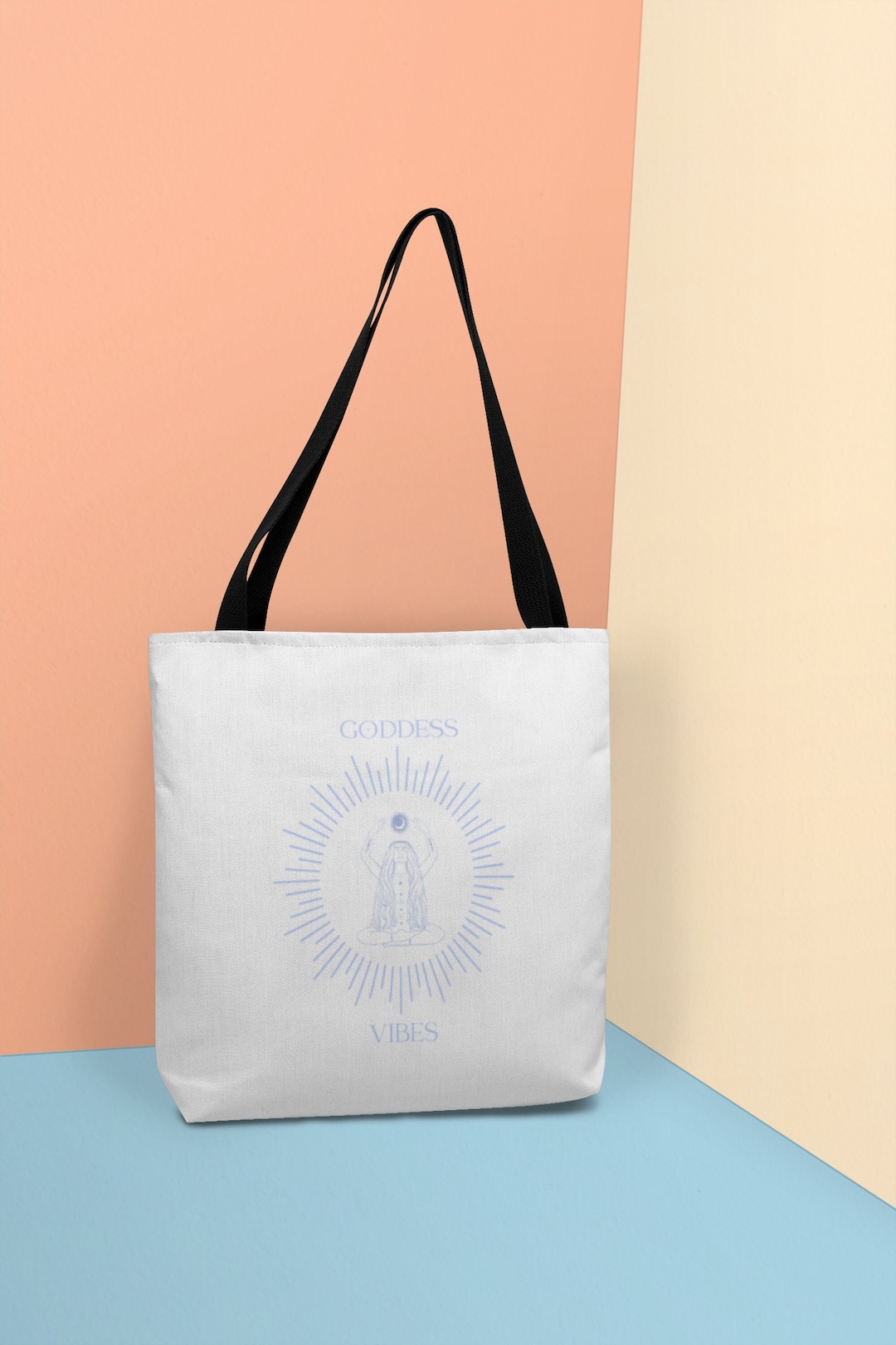 Goddess Vibes Tote Bag. Manifestation, Girl Boss, Matriarchy, God ...