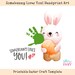 Bunny Carrot Handprint Art / Somebunny Loves You Craft / Easter ...