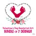 Valentine's Day Handprint Art Bundle / Valentine's Crafts / I Llama You ...