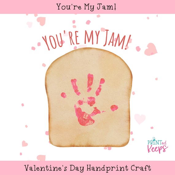 You're My Jam Hand Print Art for Kids / Handprint - Etsy