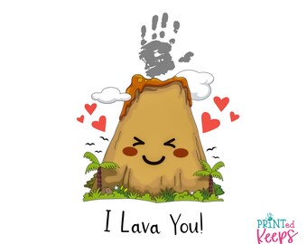I Lava You Card Printable - Etsy
