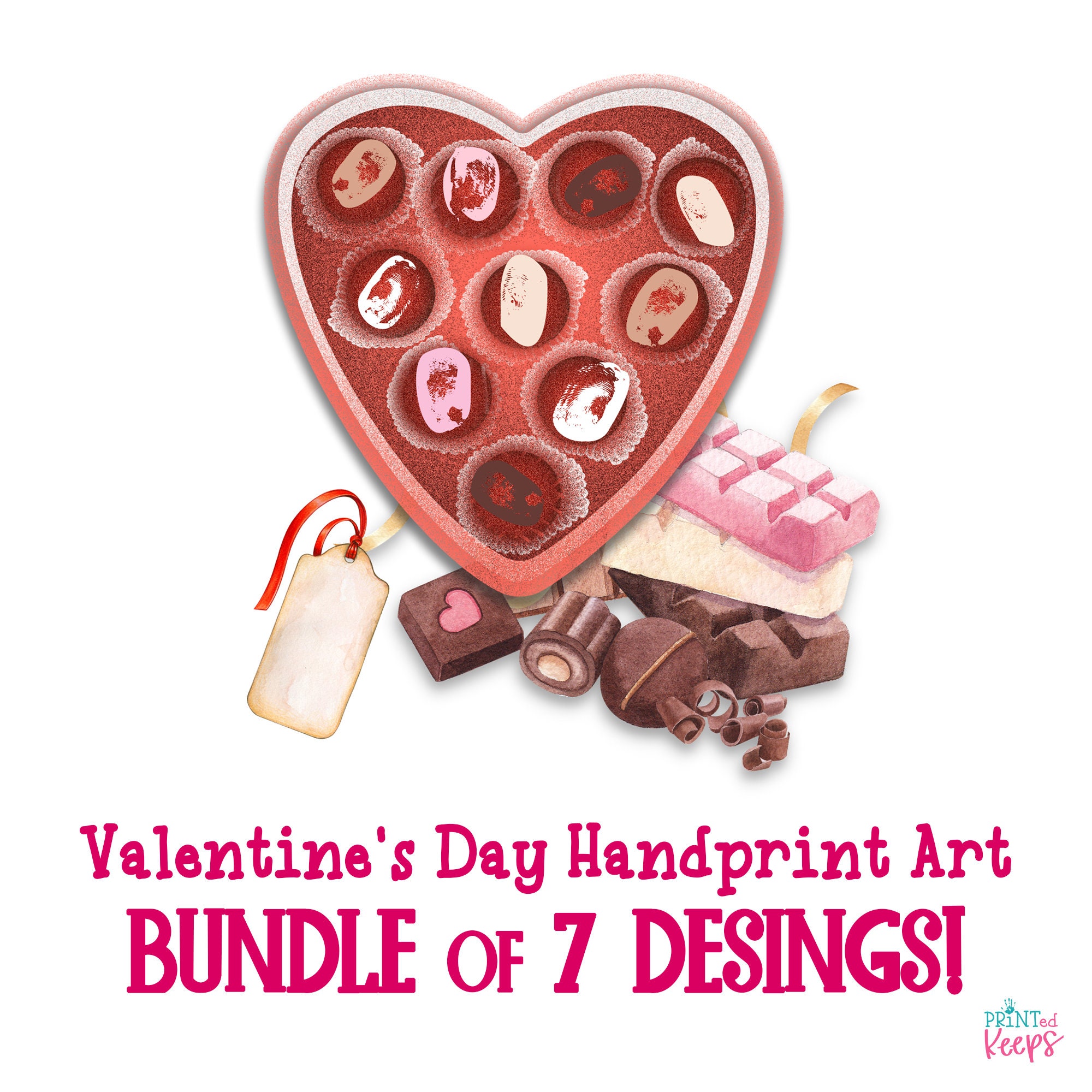 Valentine's Day Handprint Art Bundle / Valentine's Crafts / I Llama You ...